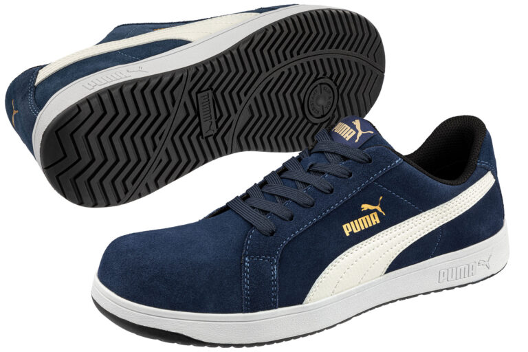 PUMA Iconic Navy Low Safety Shoes S1PL ESD FO HRO SR
